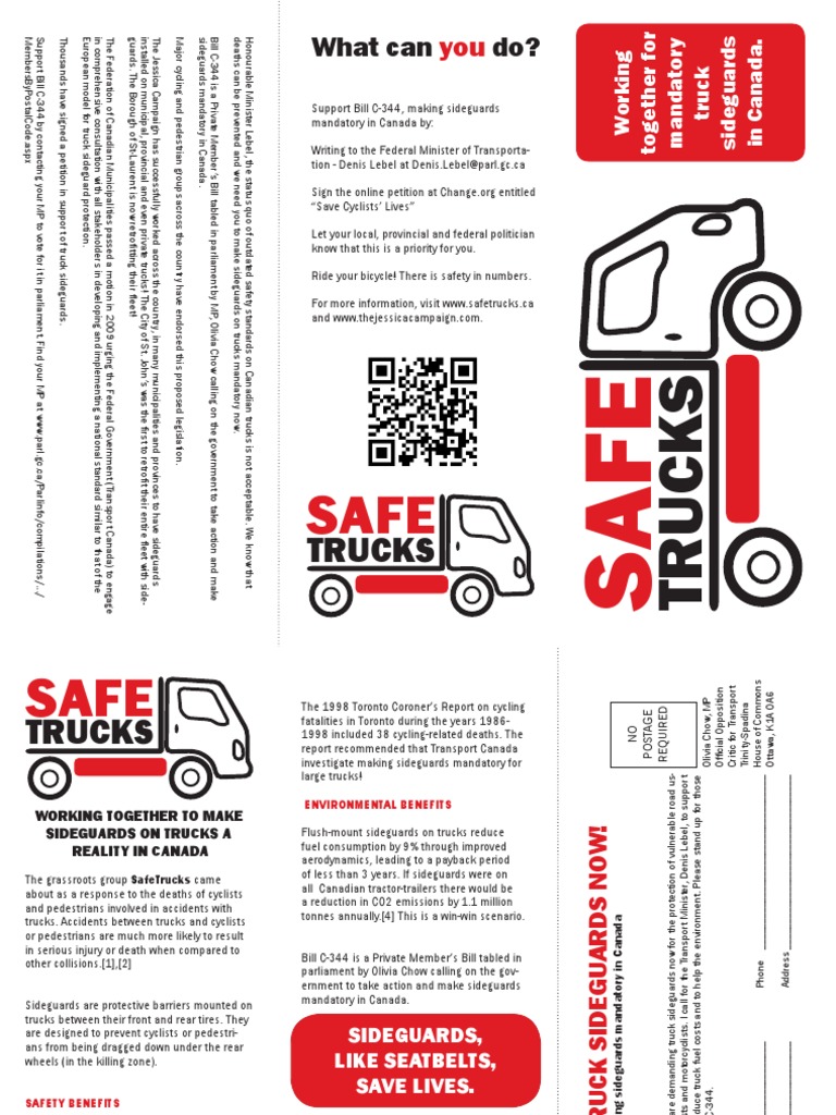 SafeTrucks Pamphlet 2012-06-01 | PDF | Automobile Safety | Traffic ...