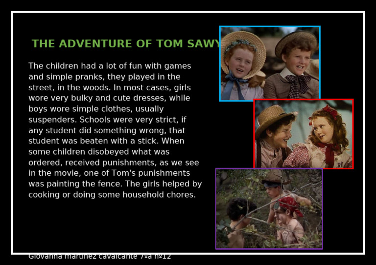 The Adventure of Tom Sawyer | PDF