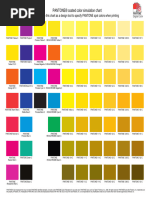 Pantone to Isacord Color Conversion Chart | PDF | Color | Graphic Design