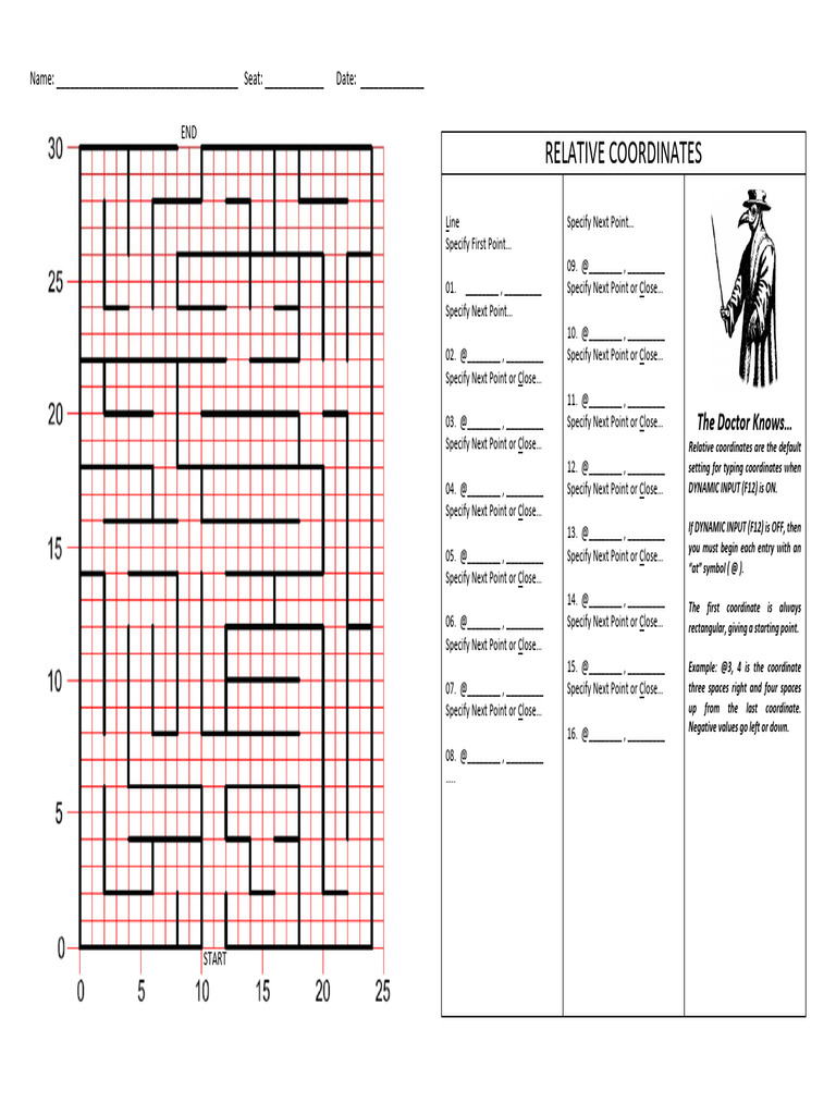 Relative Coordinates Form | PDF