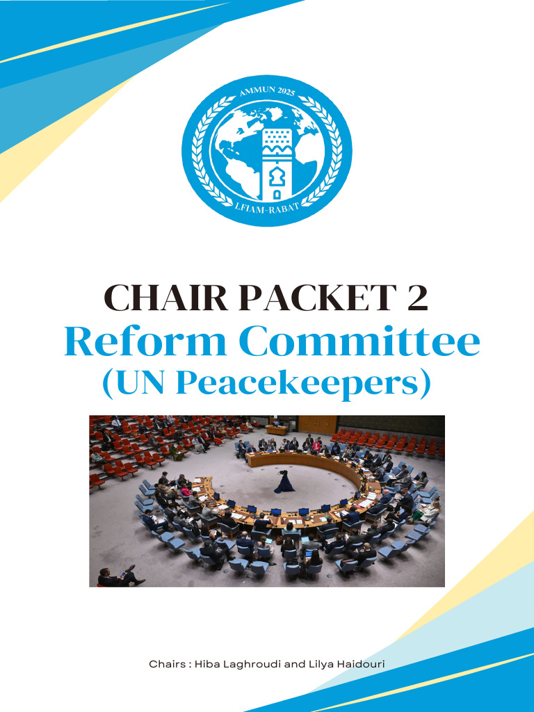 Reform Committee CHAIR PACKET 2 | PDF | Peacekeeping | United Nations