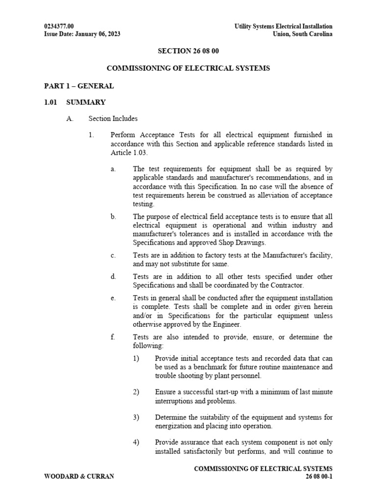 Commissioning of Electrical Systems | PDF | Transformer | Insulator ...