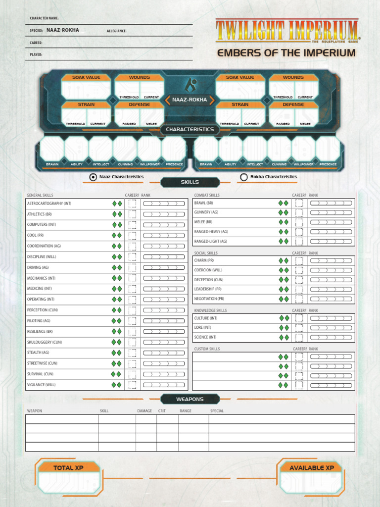 Character Skills and Talents Overview | PDF | Role Playing | Gaming
