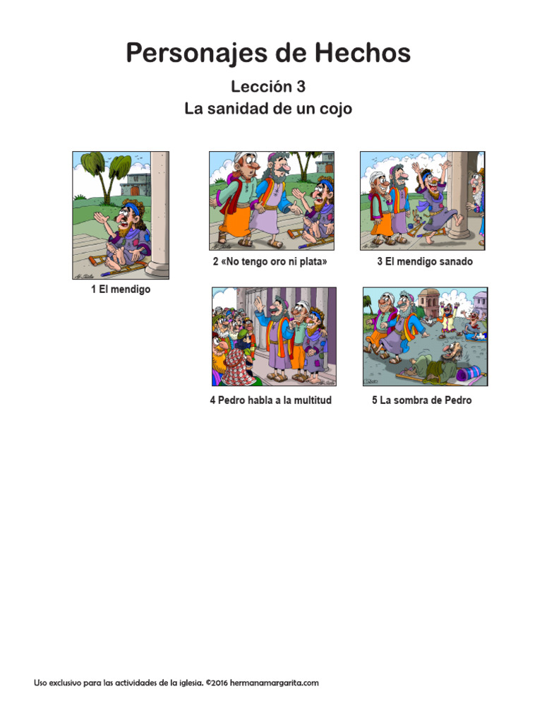 El Mendigo Sanado en Hechos 3 | PDF