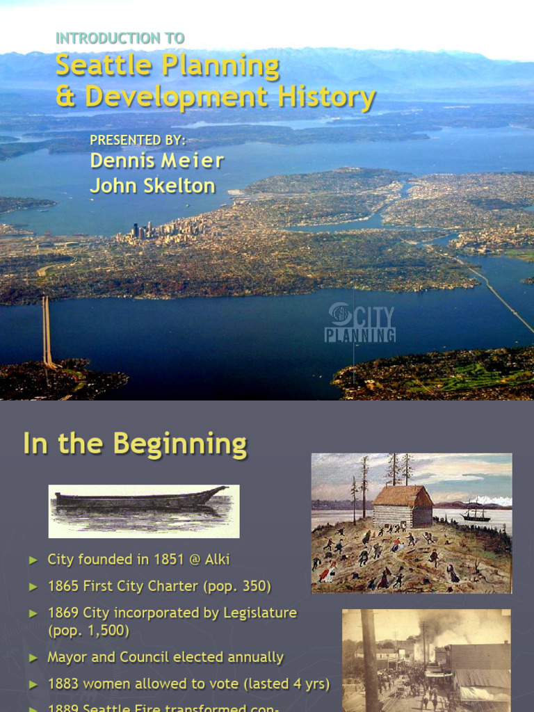 Seattle Planning and Development History | PDF | Seattle | Tram