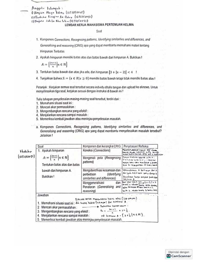Tugas Kelompok - LKM Pertemuan 5 - ANRIL | PDF