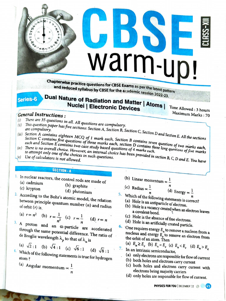 Modern Physics & SC Ncert Qp | PDF | Electron | Photoelectric Effect