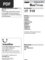 Route 271 and 273 Timetable 300814 | PDF | Travel