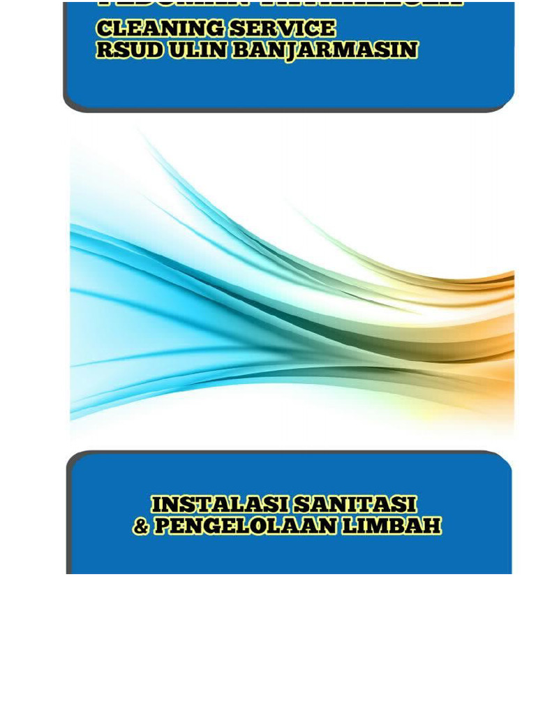 Pedoman Cleaning Service RSUD Ulin 2019 | PDF