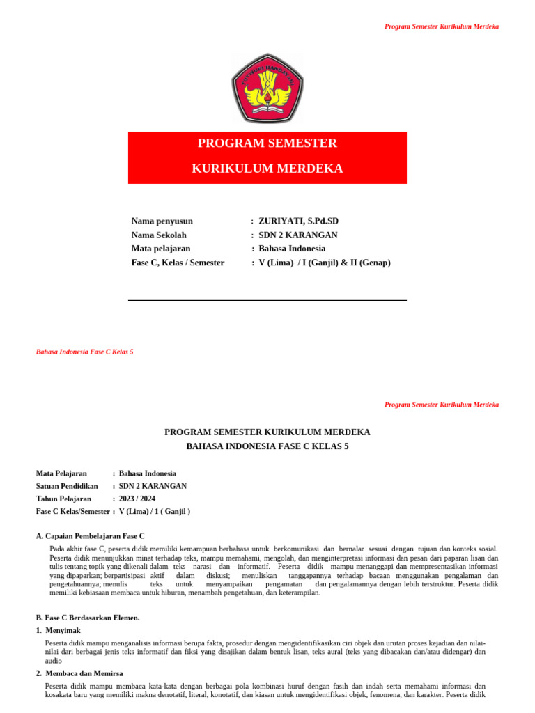 [7] Promes Kurikulum Merdeka | PDF