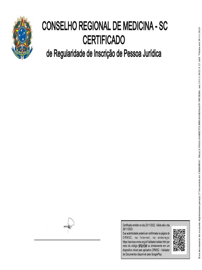 Certificado de Regularidade - VisioCri | PDF