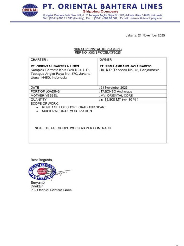 Spk Pt Obl - Mv Oriental Core | PDF