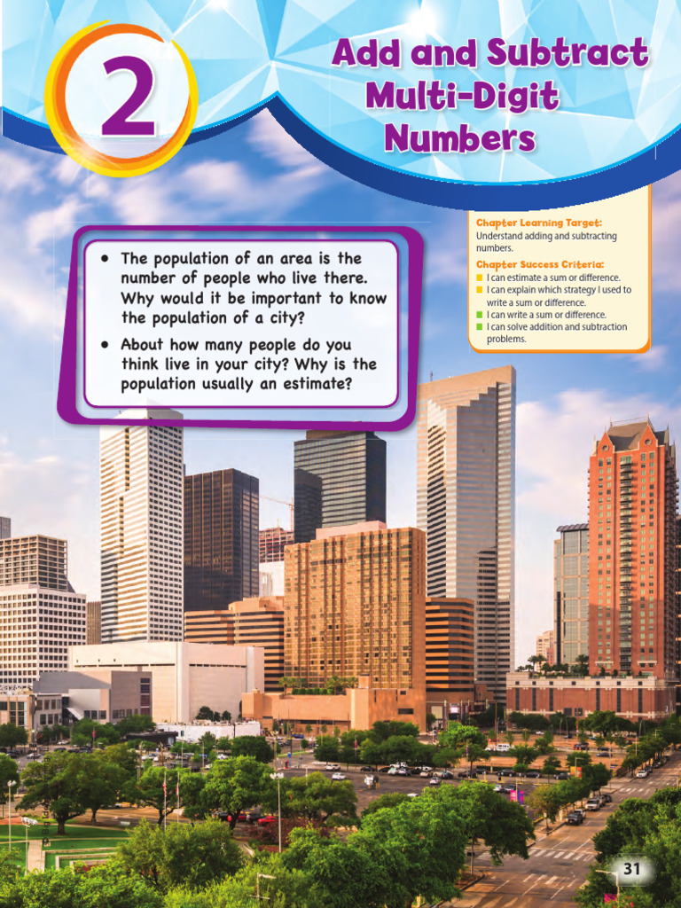 Cc19 - 4thgrade - Ipe - 02 Add and Subtract Multi-Digit Numbers | PDF ...
