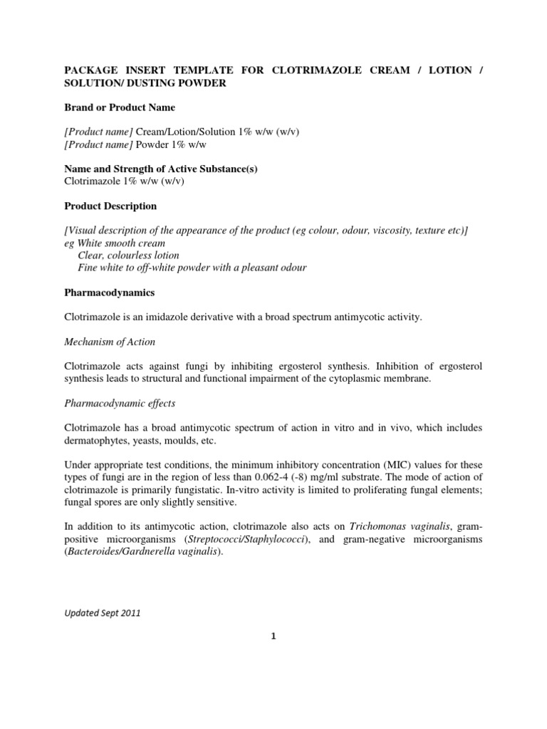 Clotrimazole Cream Lotion Solution Dusting Powder | PDF | Topical ...