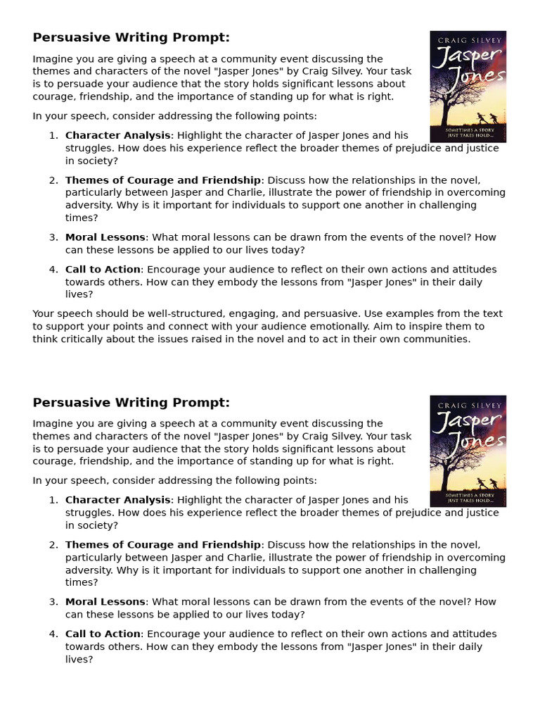 Persuasive Writing Prompt | PDF | Social Psychology
