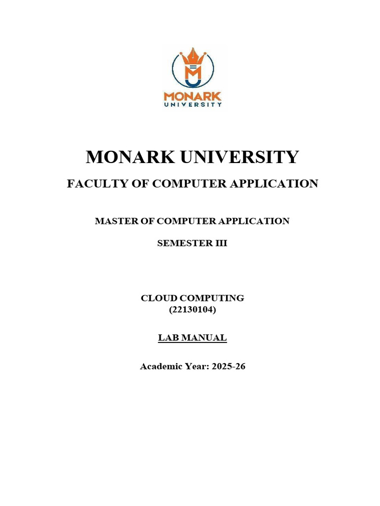 Cloud Computing Lab Manual | PDF | Apache Hadoop | Open Stack