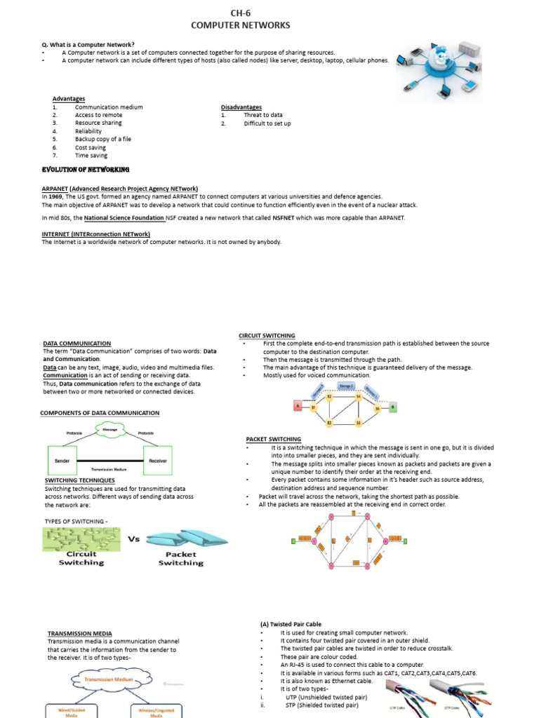 Computer Network (1) | PDF | World Wide Web | Internet & Web