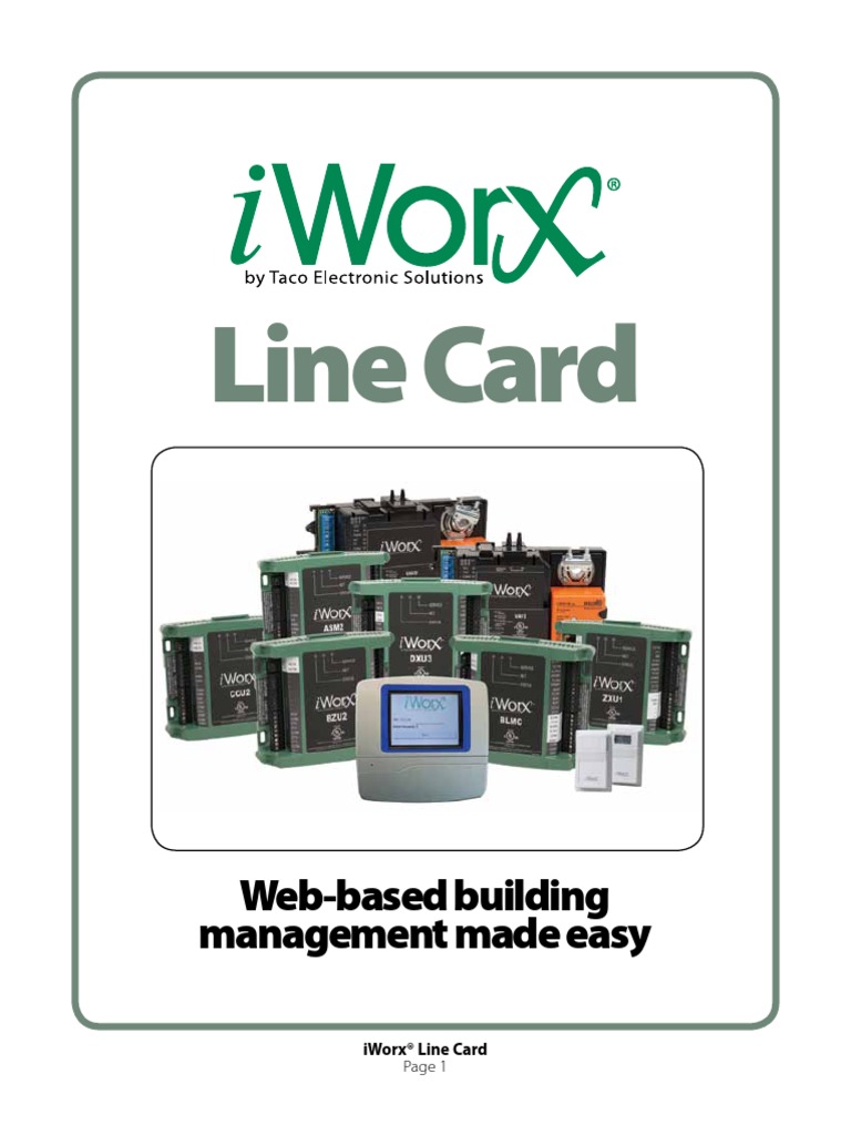 Line Card: Web-Based Building Management Made Easy | PDF | Hvac ...
