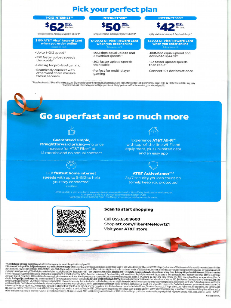AT&T Fiber Offer | PDF | Telecommunications