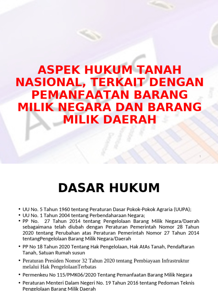 Aspek HTN terkait manfaat BMN dan BMD | PDF