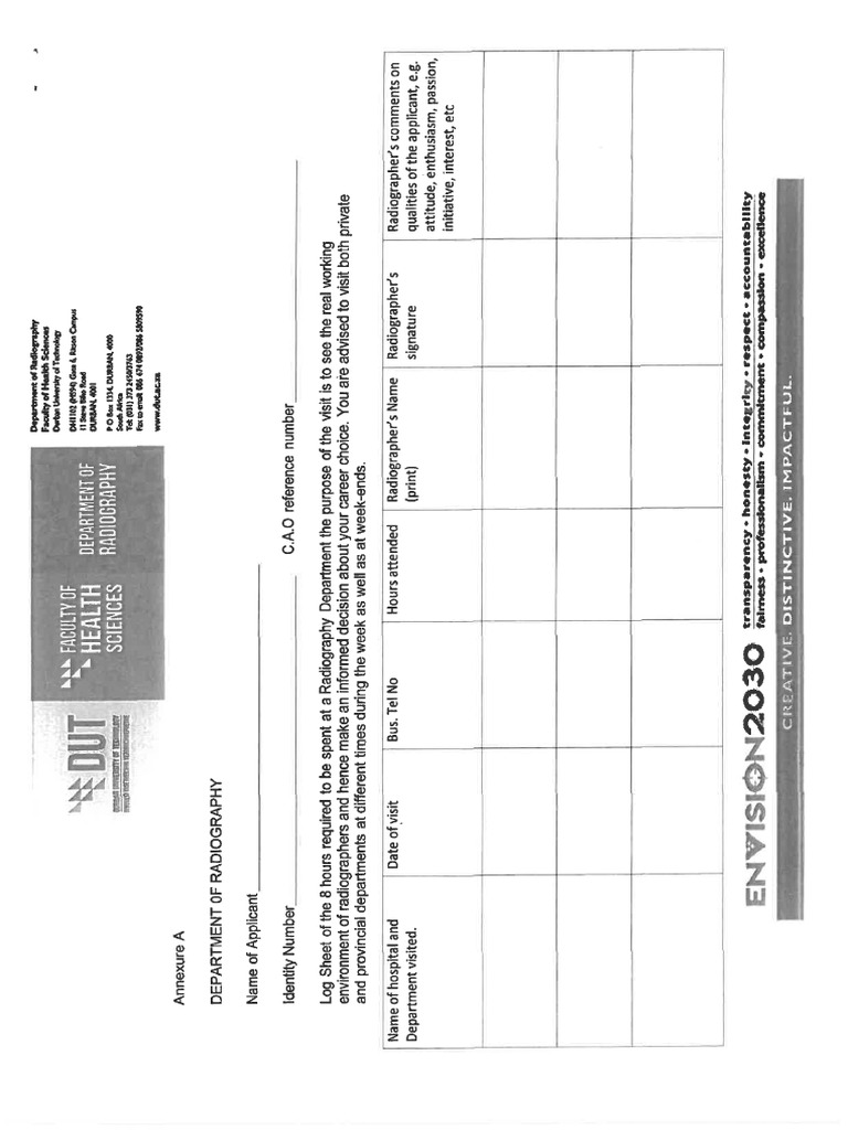Radiography Questionnaire | PDF