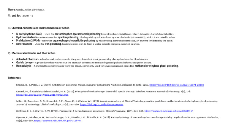 Toxicology Activity 3 | PDF