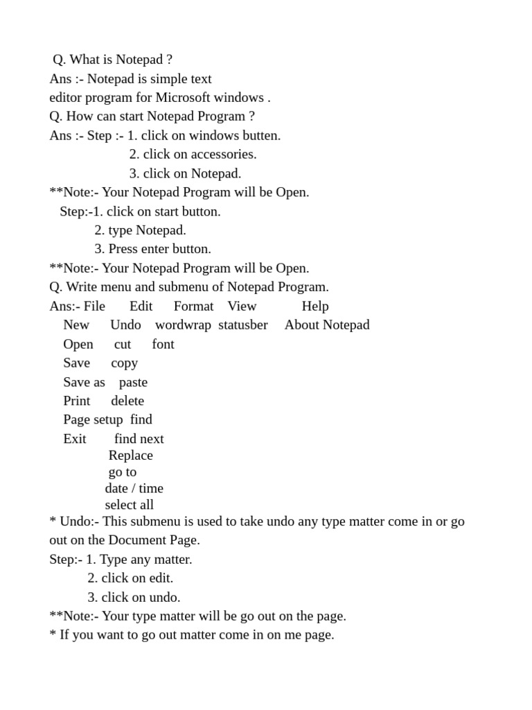 Notepad All | PDF