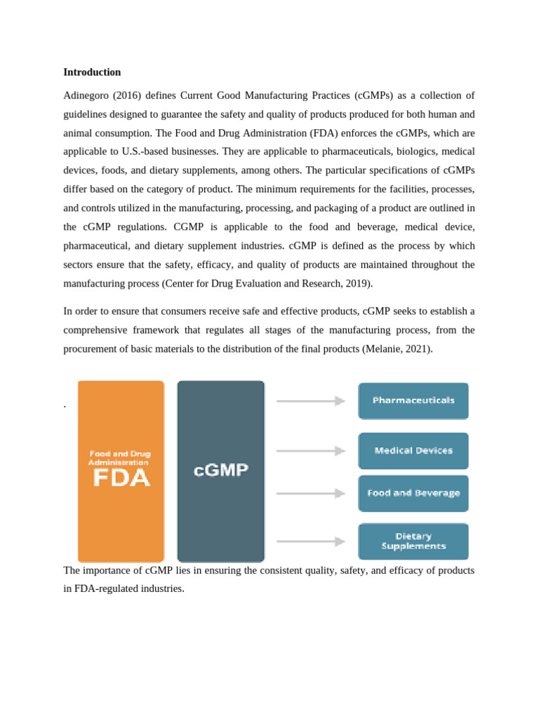 Understanding Current Good Manufacturing Practices | PDF | Quality ...