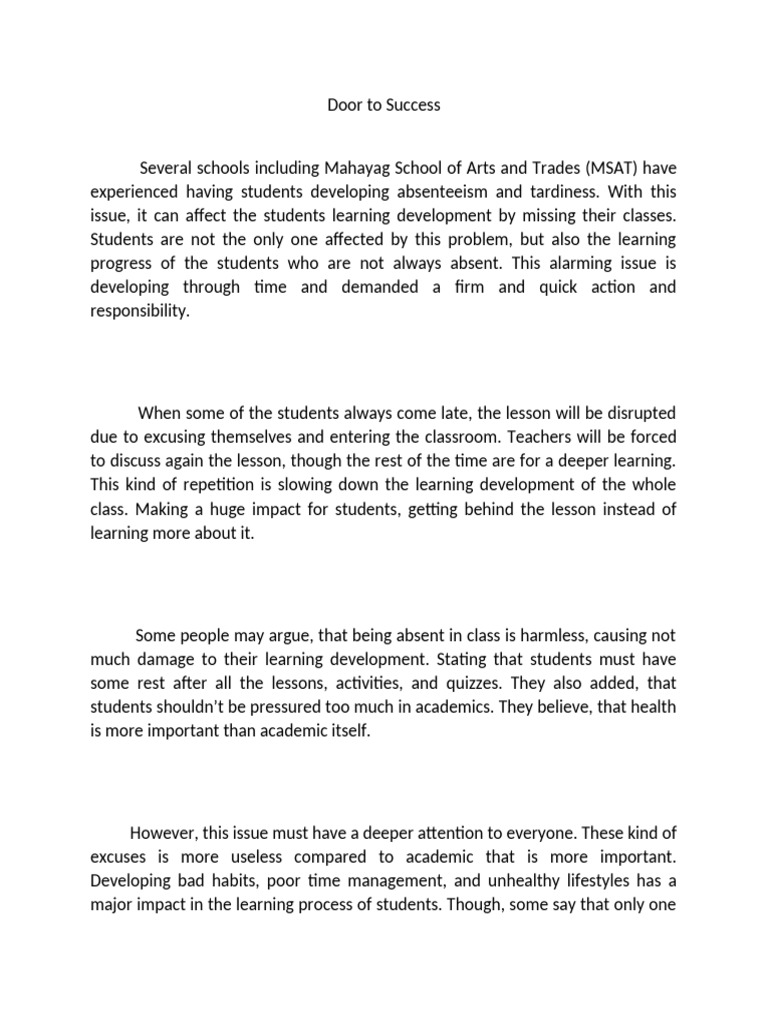 Absenteeism and Tardiness.kaye | PDF | Disciplines | Social Psychology