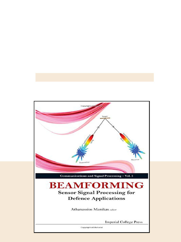 Beamforming Sensor Signal Processing For Defence Applications ...