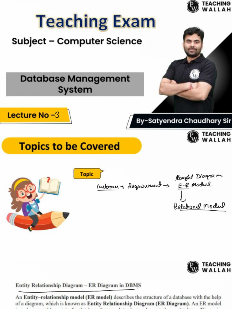 Database Management Systems 03: Class Notes | PDF