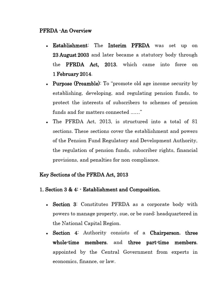 Pfrda 2013 | PDF