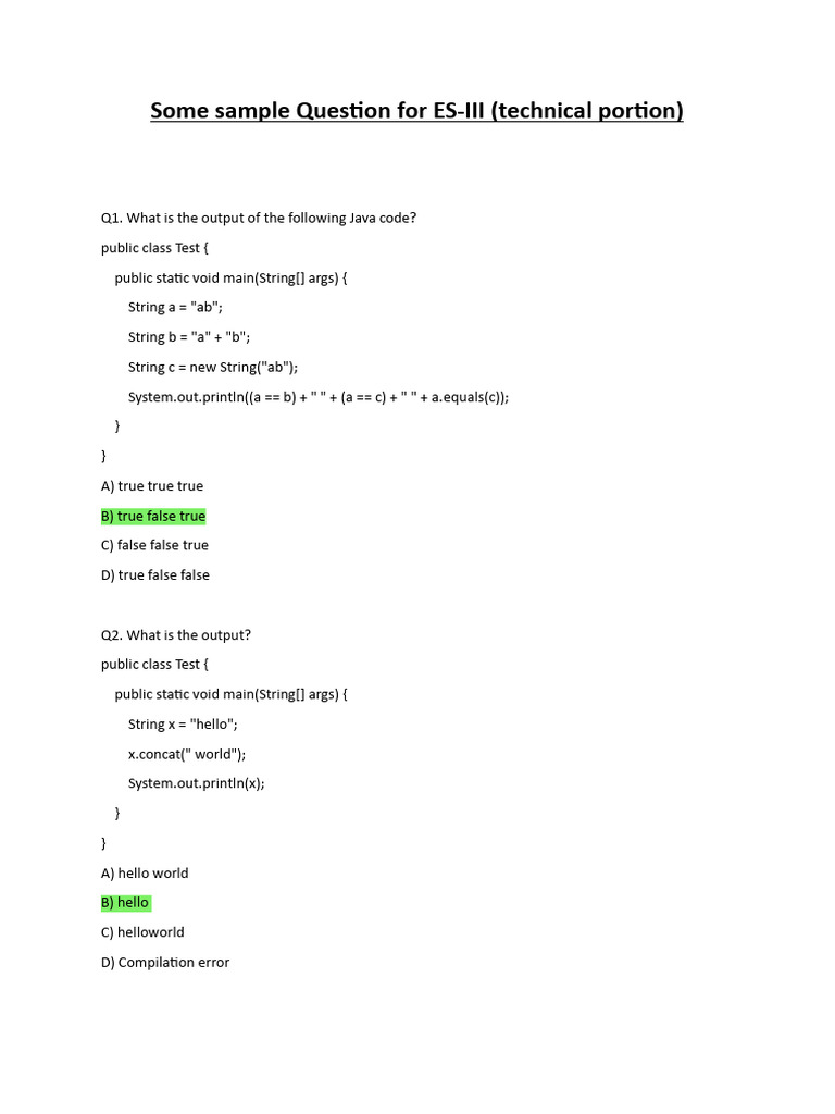 Java_question Bank (1) | PDF | Boolean Data Type | Computer Engineering