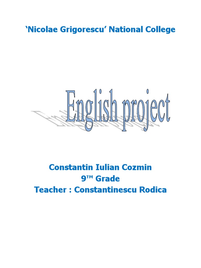 English Project | PDF | Grammatical Tense | Linguistic Typology