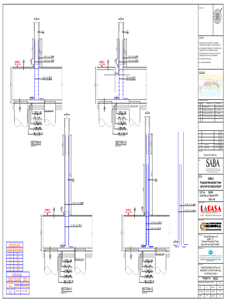 SABA4 GBMT SD SR 00056 Water Tank Wall Sections | PDF