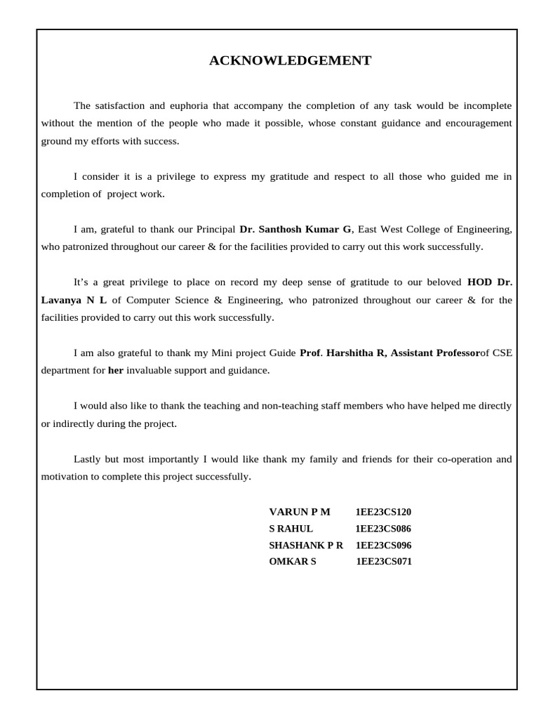 Mini Project Report Certificate Edited 1 | PDF