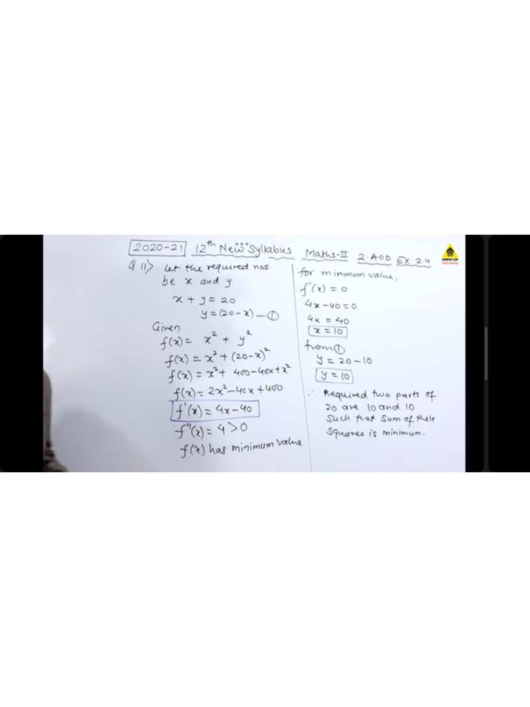 Application of Derivative Screenshot 2 | PDF