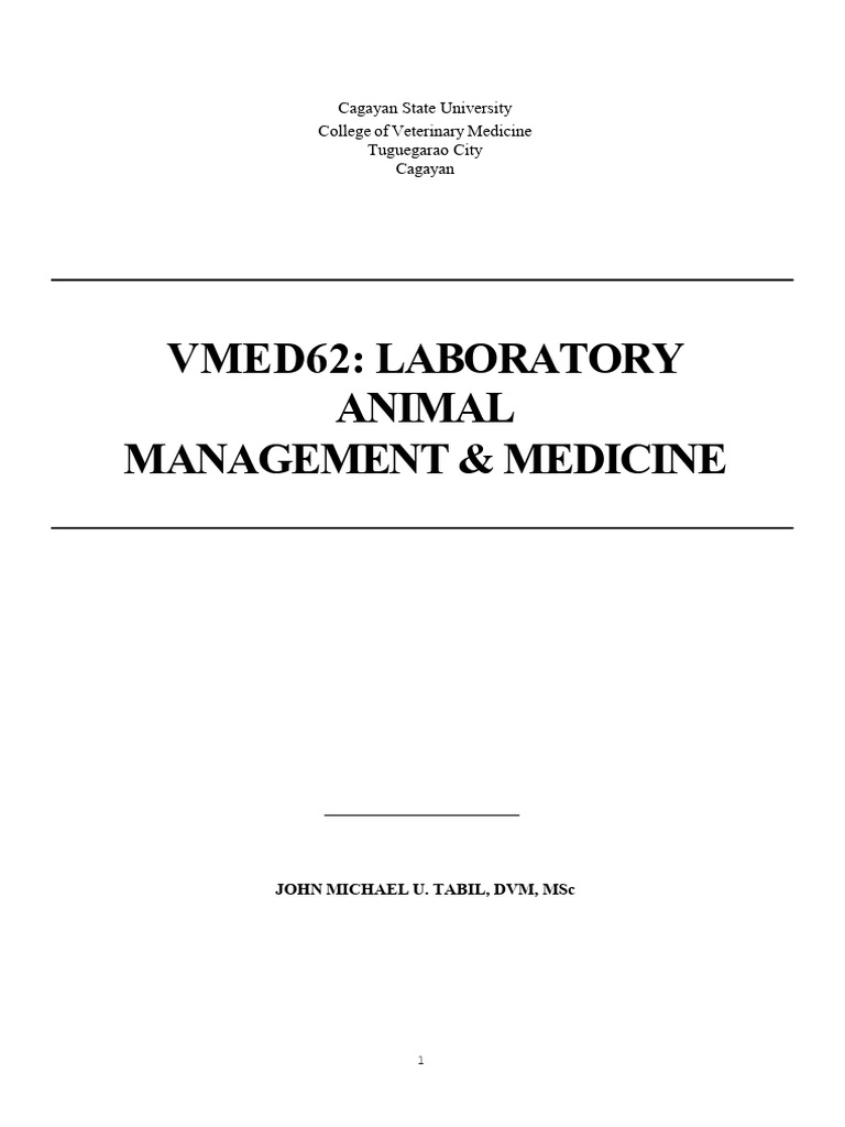 Laboratory Animal Diseases Guide | PDF | Infection | Diseases And Disorders