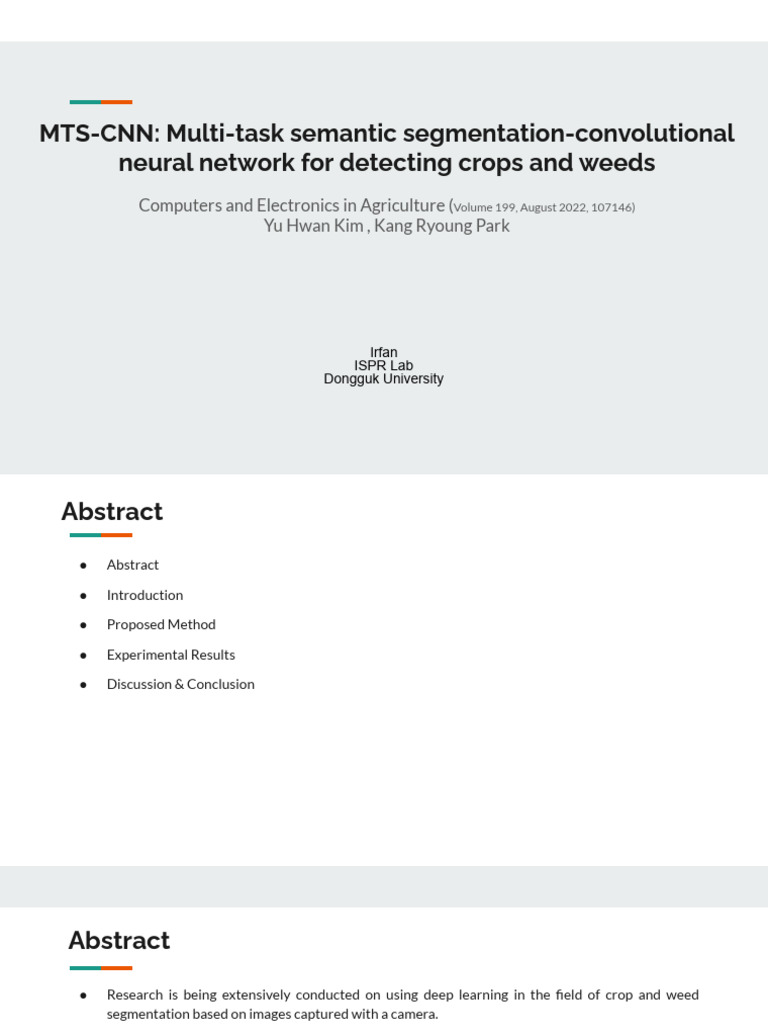 MTS-CNN-Multi-task semantic segmentation-CNN | PDF | Image Segmentation ...