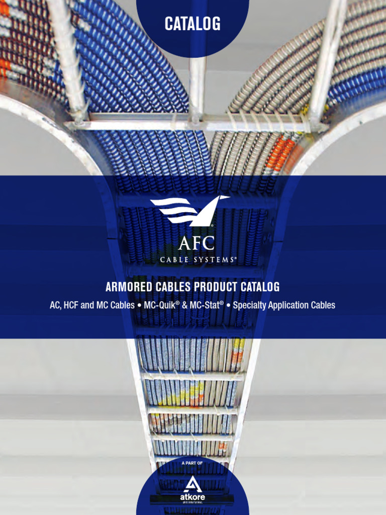 AFC Armored Cables Product Catalog | PDF | Electrical Wiring ...