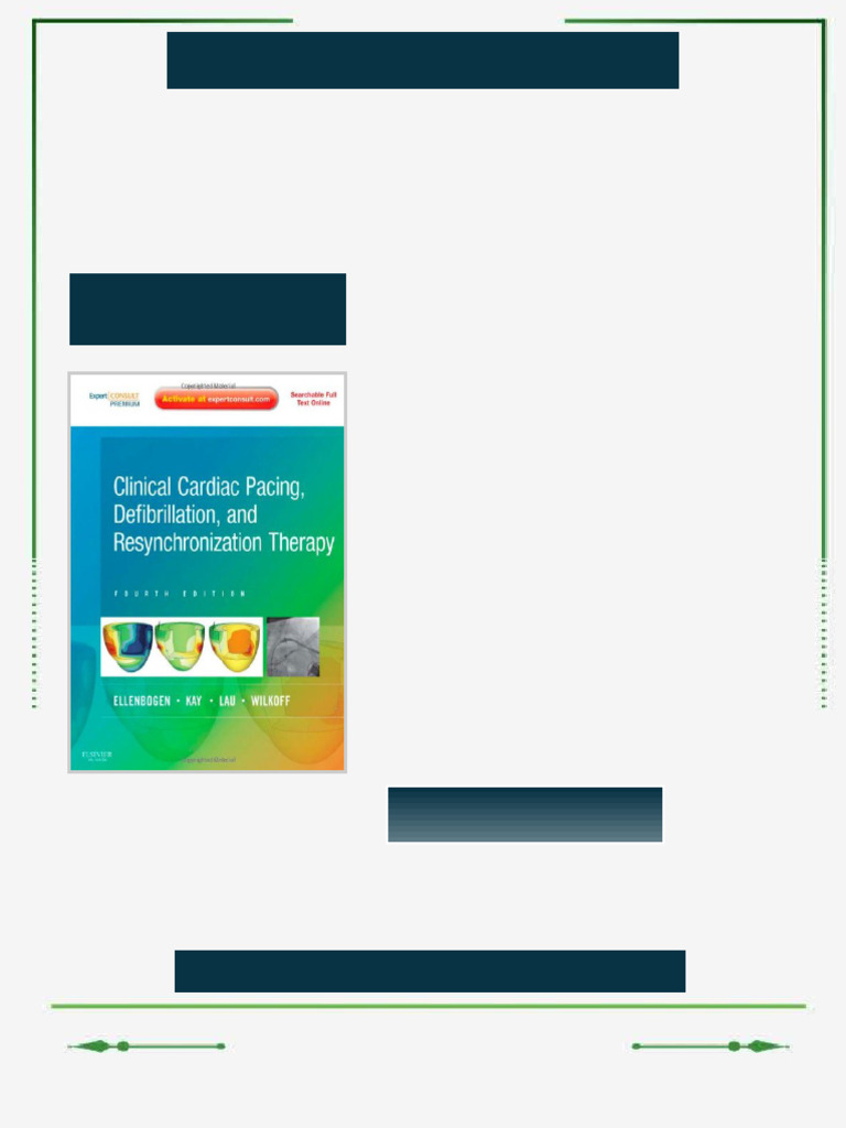 Clinical Cardiac Pacing Defibrillation and Resynchronization Therapy ...