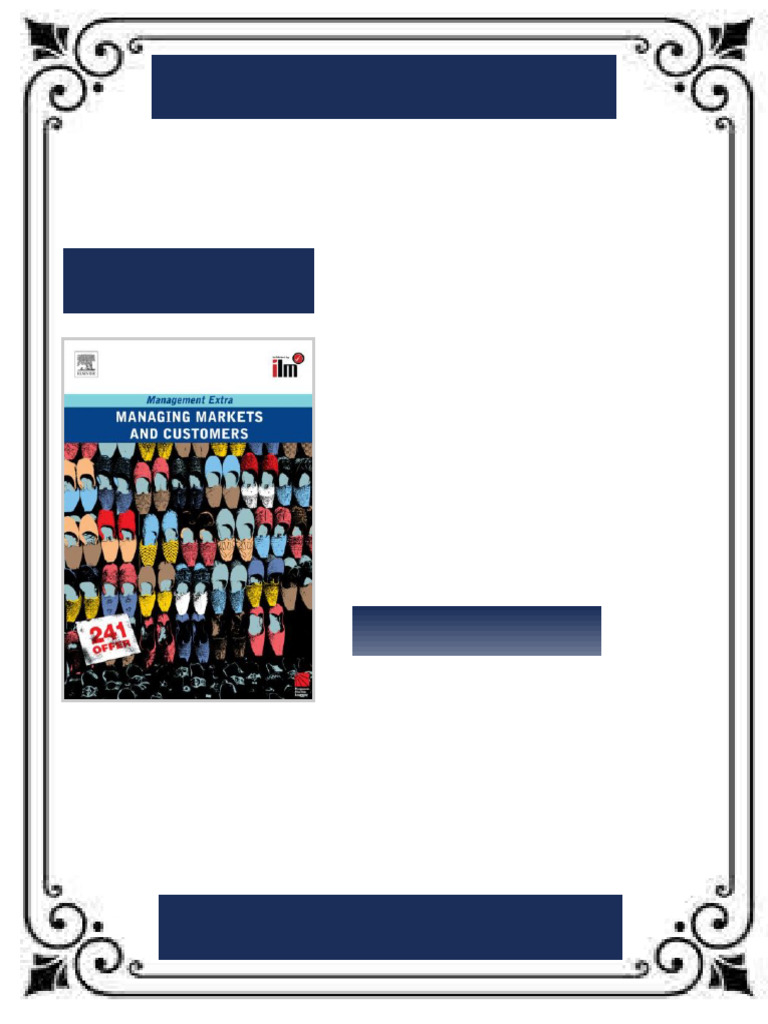 Managing Markets Customers 1 Revised Edition Elearn (Elearn Training Company) ebook expanded ...
