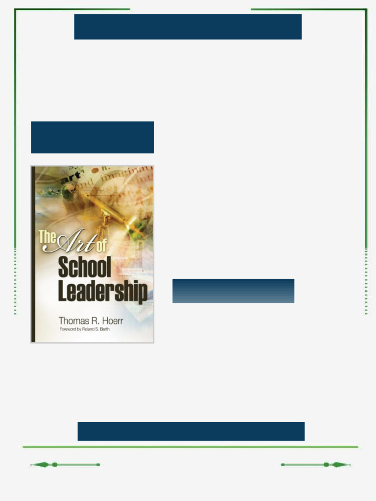 The Art of School Leadership Thomas R. Hoerr ebook new release 2025 ...
