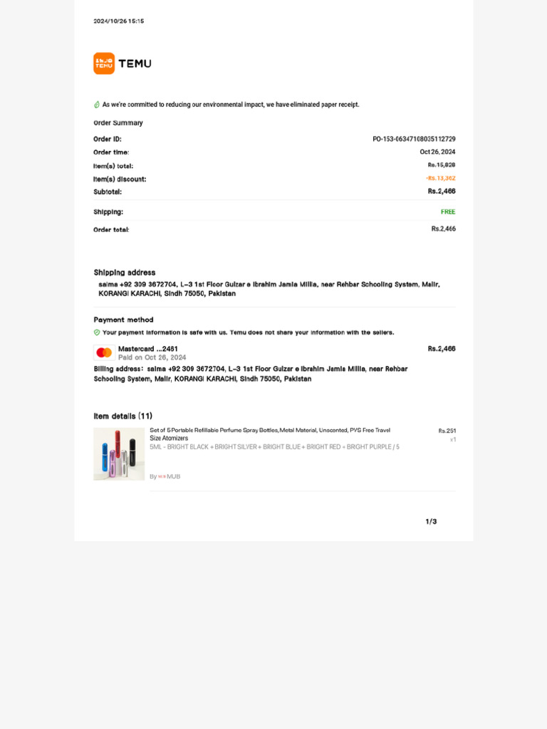 Temu Web Document | PDF
