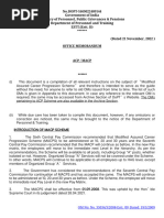 MACP Scheme Guidelines and Clarifications | PDF | Government