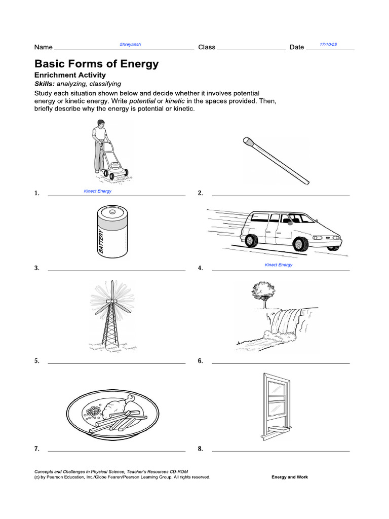 Basic Forms of Energy-2 | PDF