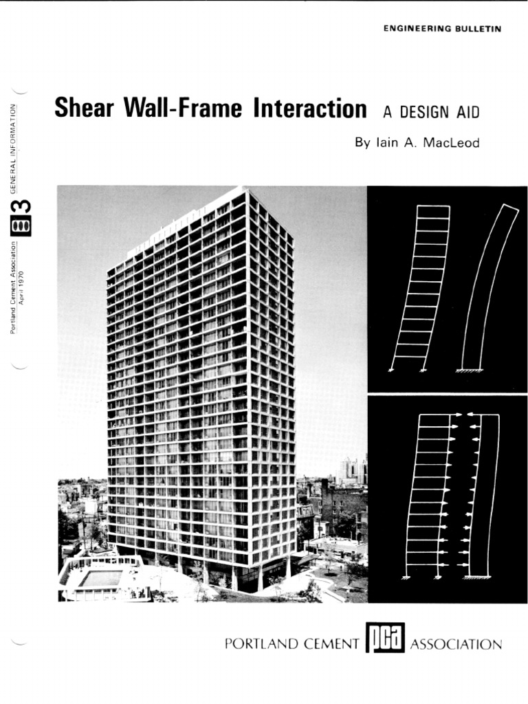 Concrete Shear Wall Frame Interactions | Bending | Beam (Structure)