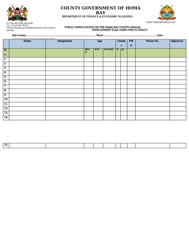 Adp 26-27 Attendance Sheet | PDF