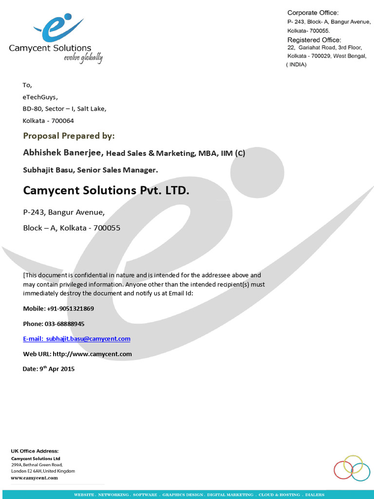 Proposal Etech | PDF | Software Release Life Cycle | Information Technology