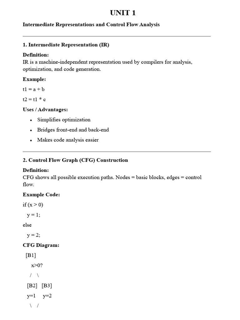 ACD notes | PDF | Program Optimization | Compiler